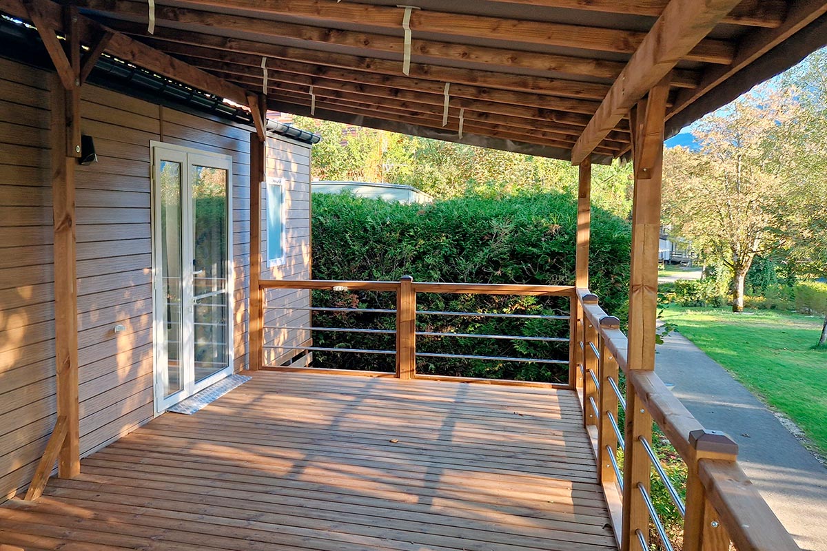 Camping La Ferme - mobile home reduced mobility - Lake Annecy